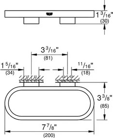 Grohe Držák na ručník kartáčovaný Hard Graphite / Držák na ručník / Ko