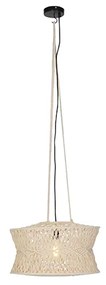 Orientální závěsná lampa natural 50 cm - Leonard
