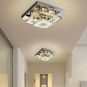 Toolight - Stropní lampa Crystal LED - chrom - APP410-C