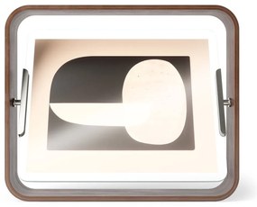 Tmavě hnědý dřevěný stojací rámeček 26x31,5 cm Bellwood – Umbra