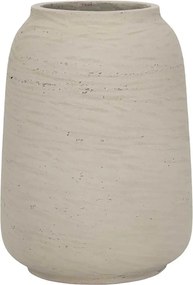 Stolní váza MONTI, sklolaminát, výška 28 cm, béžová