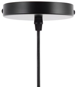 Černá závěsná lampa MUGA Beliani