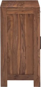 furniture-nabytek.cz - Komoda Osvaro akácie - Stříbrné kovové úchytky