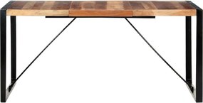Jídelní stůl 160 x 80 x 75 cm masivní dřevo 321541