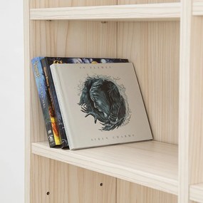 tectake 401703 Regál s 27 přihrádkami na 1080 CD bílá dřevotříska MDF