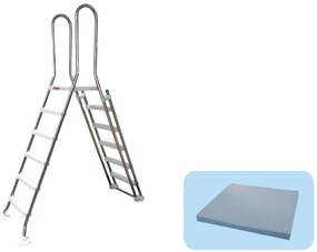 Poolmaster Horní plošina bazénových schůdků TOP INOX SAFE (0725)