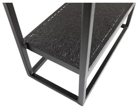 Černý kovový nástěnný stojan 40x60 cm Febe – WOOOD