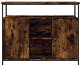 Příborník kouřový dub 100 x 35 x 80 cm kompozitní dřevo - Default Title