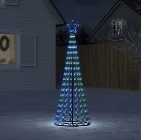 vidaXL Vánoční stromek kužel 275 ch LED diod 180 cm [358065] Barva: Modrá