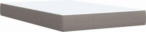 Box spring postel s matrací taupe 120x190 cm textil 3290445
