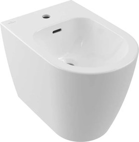 Villeroy & Boch Skyla - Stojící bidet, s přepadem, otvor pro baterii, alpská bílá 74300001