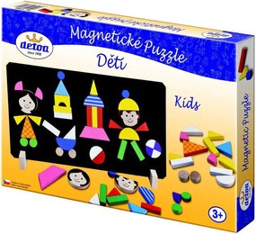 DETOA Puzzle děti magnetické * DŘEVĚNÉ HRAČKY * dt12906