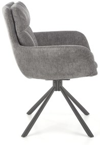 HALMAR K495 židle šedá