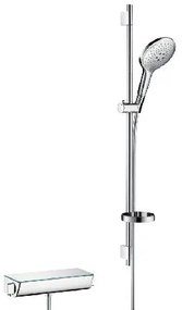 Hansgrohe Raindance Select S - Sprchový set s termostatem, 150 mm, 3 proudy, bílá/chrom 27037400