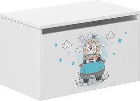 Wooden Toys KONTEJNER NA HRAČKY KRÁL LEV
