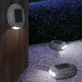 Kamenný design venkovní dekorativní světlo Talvi Solar