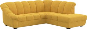 XXXLutz SEDACÍ SOUPRAVA, textil, hořčicově žlutá Welnova - Sedací soupravy - 000552050101