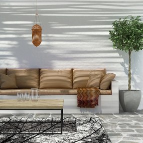 Tutumi Nature 4D, plyšový koberec vzor: černé stromy 140x200 cm, SHG-09009