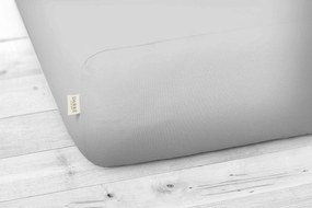 Jersey prostěradlo světle šedé na výšku matrace do 20 cm Velikost: 140 x 220