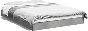 vidaXL Rám postele 120 x 200 cm kompozitní dřevo [842034] Barva: Betonová šedá