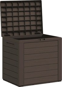 Zahradní úložný box hnědý 58,5 x 46 x 55 cm polypropylen 152194