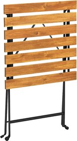 Bistro stolek 55 x 54 x 71 cm masivní akáciové dřevo 313158