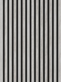 Mexen Lam-F, akustické stěnové lamely 275 × 31,5 cm, filc 6 mm, dub ledový, S105-275317-2812-061
