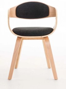 Bhm germany Jídelní židle Kingston, textil, přírodní / tmavě šedá
