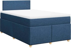 Box spring postel s matrací černá 120x190 cm textil 3286618