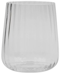 House Doctor Sklenice Rill Clear 450 ml, čirá barva, sklo