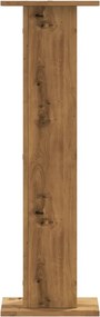 Stojany na rostliny 2 ks dub artisan 30 x 30 x 95 cm kompozit 3307881