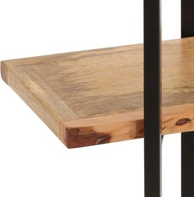 Knihovna se 4 policemi 160 x 35 x 160 cm masivní mangovník 286603
