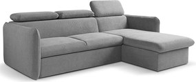 Malá sedací souprava SLIM | 235x179 cm | PRAVÁ | žlutá | rozkládací + úložný prostor | VÝPRODEJ Z PRODEJNY