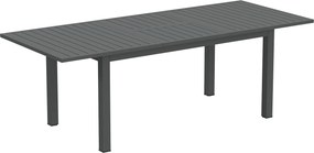 Rozkládací zahradní stůl Outsunny z hliníku 160/220x90 cm, odolný vůči povětrnostním vlivům, stůl na balkon, protiskluzový bufetový stůl pro 6-8 osob…