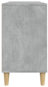 Skříňka pod umyvadlo betonově šedá 80x33x60 cm kompozitní dřevo - Default Title
