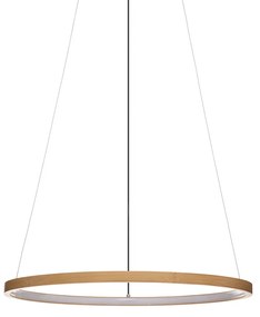 Bambusová závěsná lampa FINNO