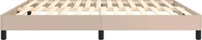 Rám postele s boxspringem cappuccino 180x200 cm umělá kůže 3120717