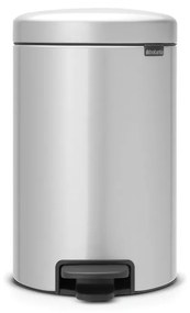 Brabantia Pedálový odpadkový koš newIcon - 12 L, metalická šedá