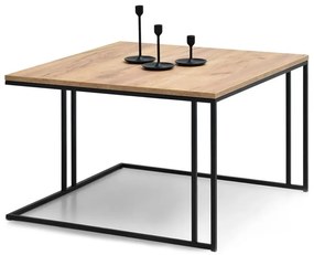 MPT Konferenční stolek Dark XL, dub zlatý/černý kov