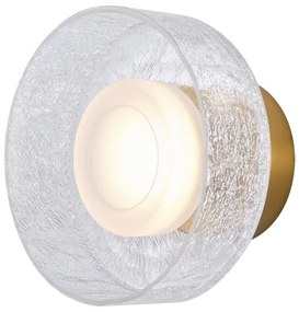 LED Nástěnné svítidlo NIMBUS LED/8W/230V 3000K zlatá/čirá