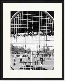 Zarámovaná fotografie Behind the Racket, v různých velikostech