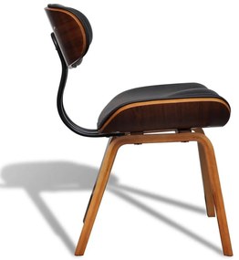 Petromila Jídelní židle 6 ks ohýbané dřevo a umělá kůže