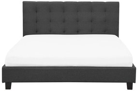Manželská postel 180 cm ROLLA (s roštem) (tmavě šedá). 1007493