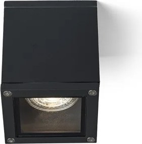 RED R13632 KEIG stropní černá 230V GU10 35W IP65 - RED - DESIGN RENDL
