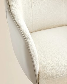 Otočná kancelářská židle Oktus béžová