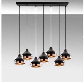 Designový lustr Salwah 88 cm černý