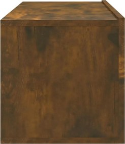 Nástěnné TV skříňky 4 ks kouřový dub 100 x 30 x 30 cm 3114195