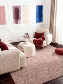 Starorůžový ručně tkaný koberec z materiálu bouclé 160x230 cm Notting Hill Portobello – Ted Baker