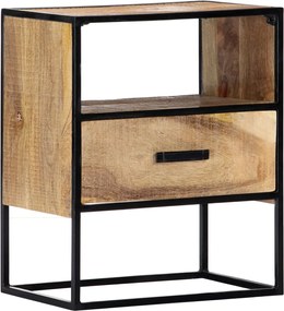 Noční stolek Lovinon - masivní mangovníkové dřevo | 40x30x50 cm