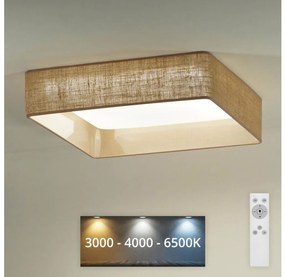 Brilagi | Brilagi - LED Stmívatelné svítidlo VELVET SQUARE LED/24W/230V + DO hnědá | BG0642